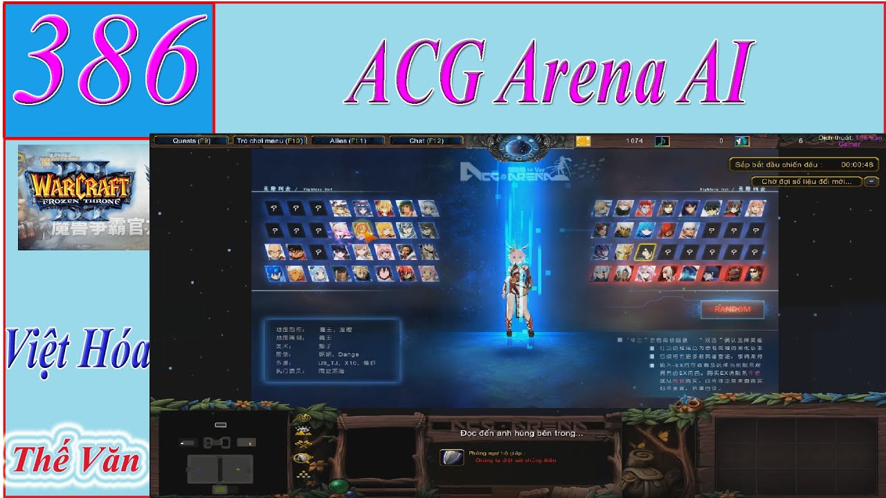 WAR3 - 386 | ACG Arena AI - Cảnh Kỹ Trường | Combat - Hero Arena ...