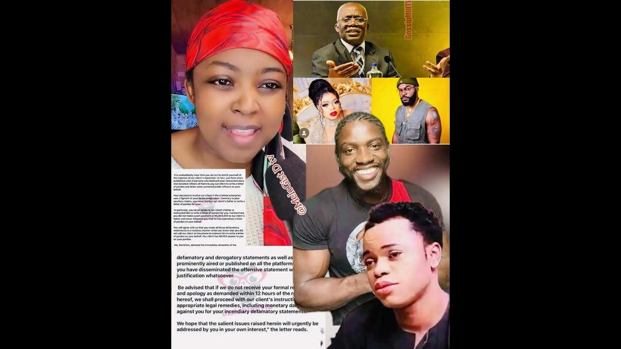 Bobrisky has been given 12 hours to apologise and retract defamatory statement against the ...