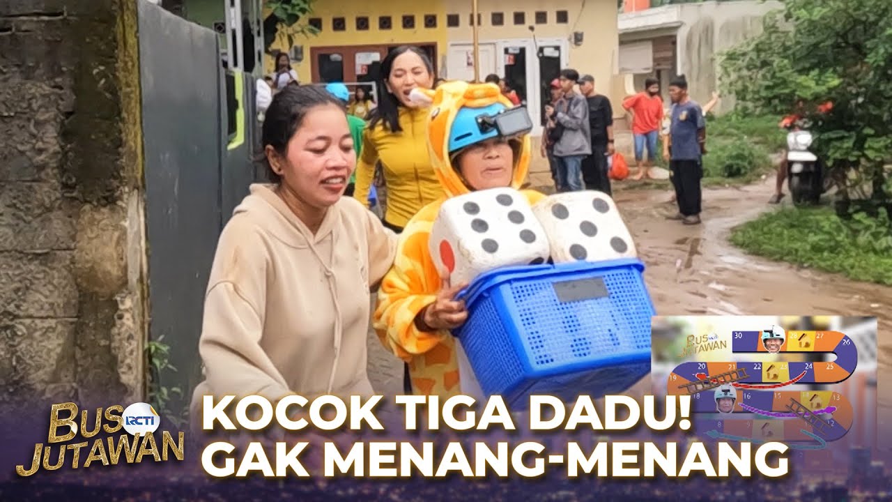 HARINI SONDAKH LELAH! Saidah Kocok Tiga Dadu Sekaligus | BUS JUTAWAN ...