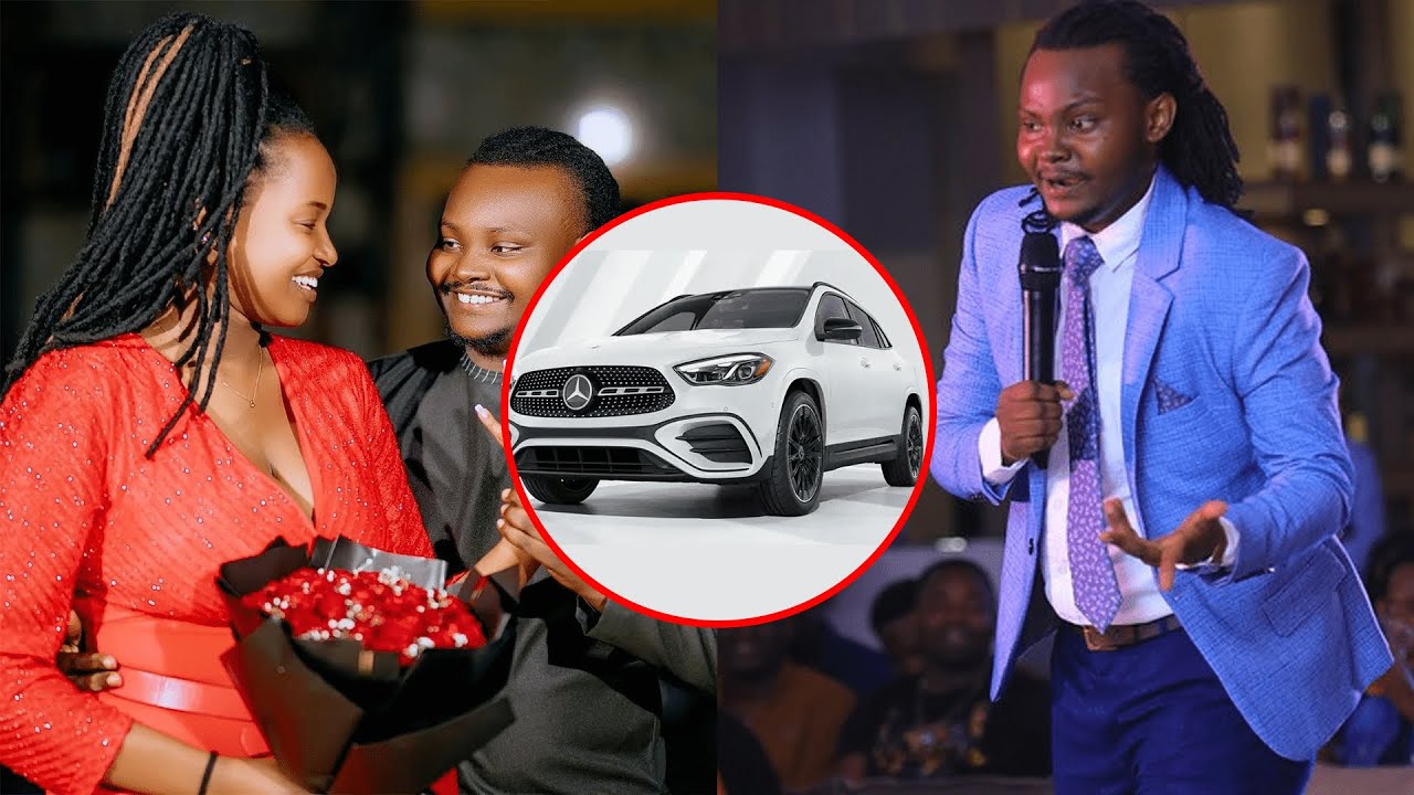 Waooh, Rusine ahaye umugorewe Imodoka nziza Bari muri comedy show ahita ...