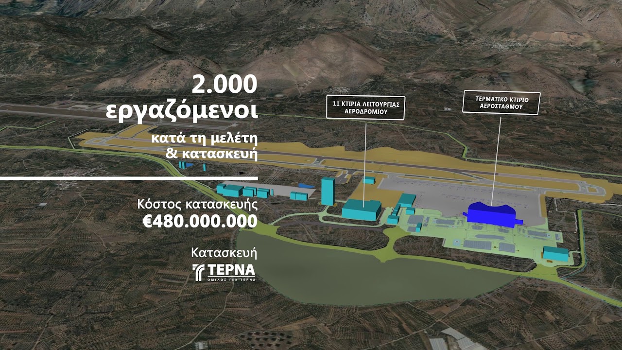 Το Ηράκλειο Κρήτης αποκτά ένα σύγχρονο αεροδρόμιο - YouTube
