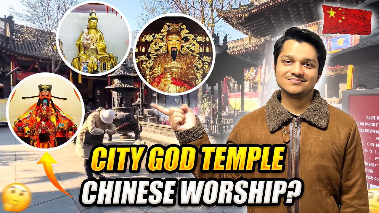 Holiest place in China 🇨🇳 for Chinese | Visiting the Historic City God ...