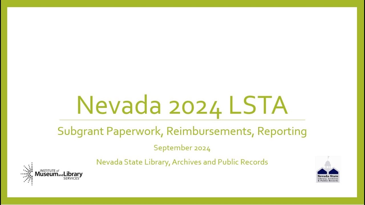 Nevada State Library and Archives - YouTube