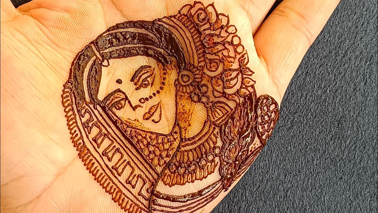 Dulhan mehndi design 2022 | how to draw simple bridal mehndi | @riya ...