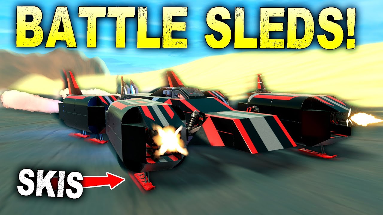 SKIS ONLY! Who Can Build The Best BATTLE SLED? [Trailmakers] - YouTube