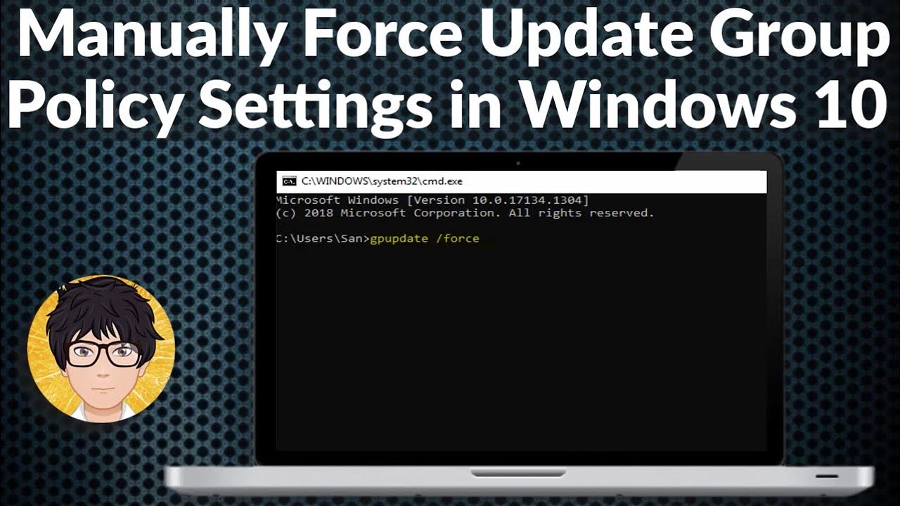 Manually Force Update Group Policy Settings | How to use GPUpdate ...