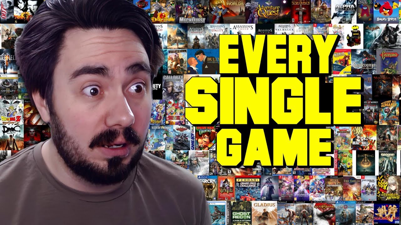 Ranking Every Video Game I've Played - YouTube