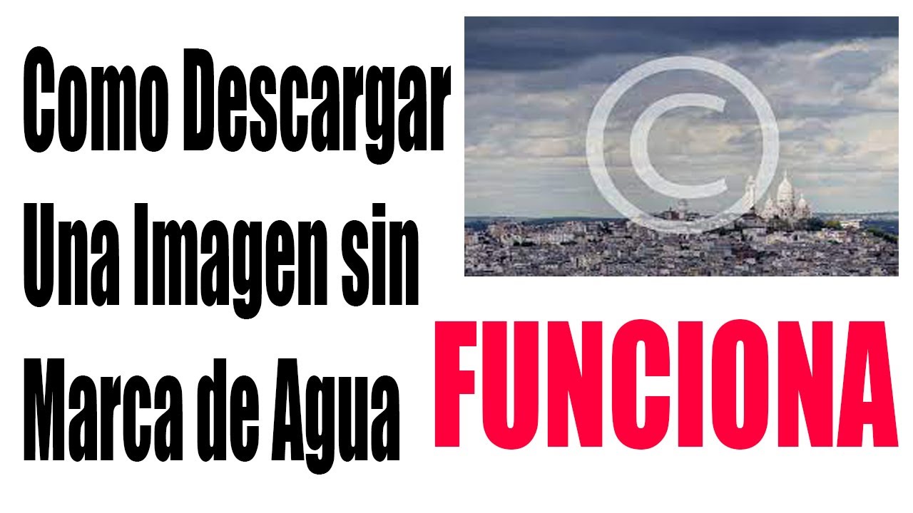 como descargar una imagen sin marca de agua 2023 / 2024 - YouTube