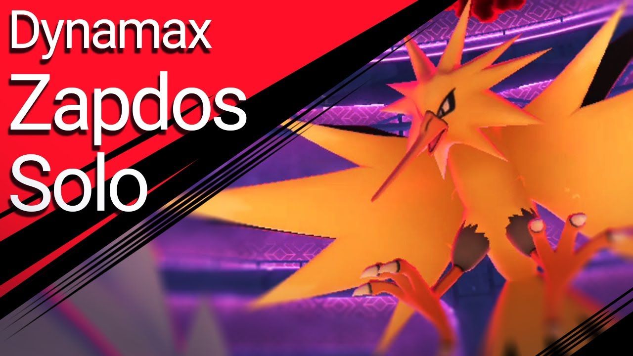 Dynamax Zapdos Solo W/ Mushrooms (No Power Spot Helpers, No GMax, No ...