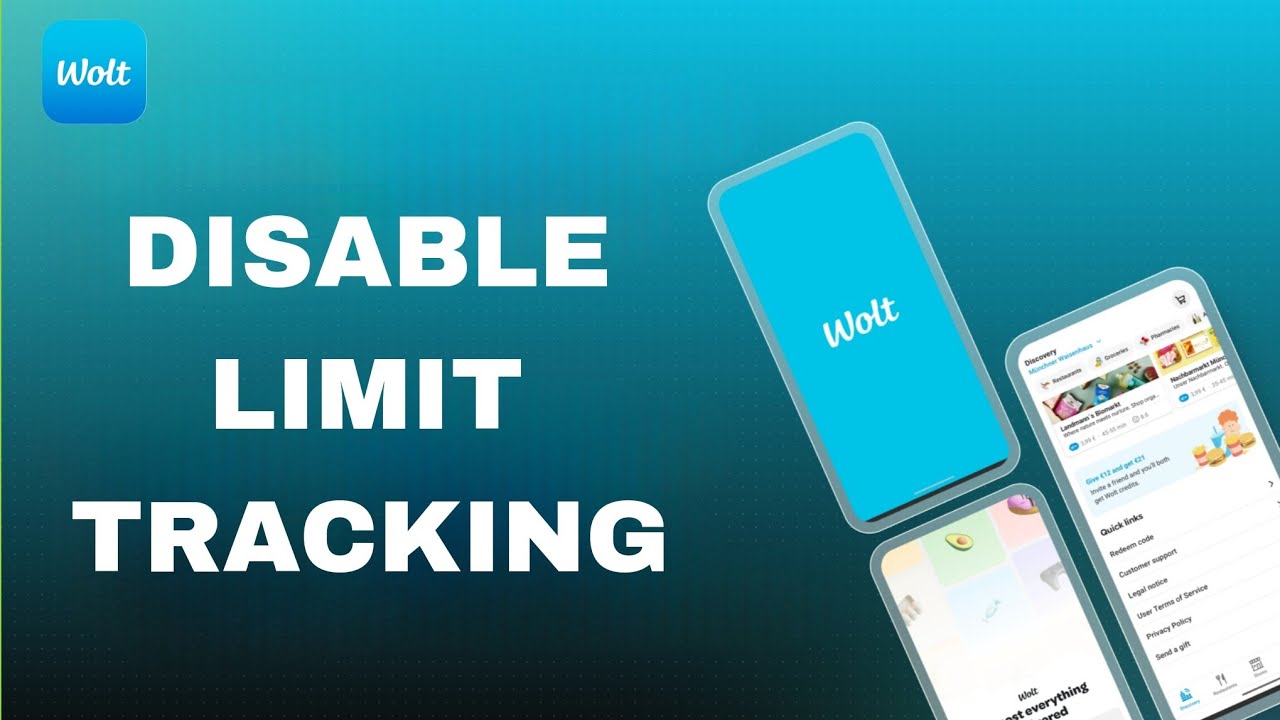 How To Disable Limit Tracking On Wolt App | Step By Step - YouTube