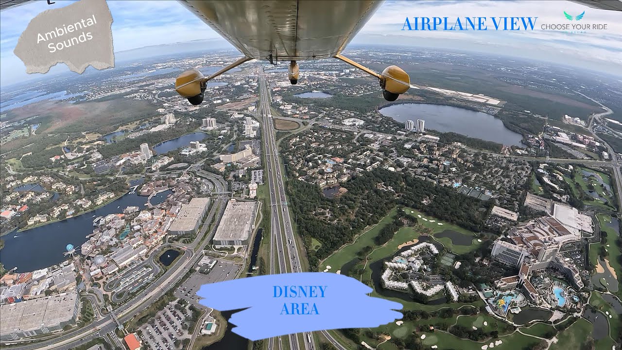 FLYING OVER DISNEY AND ORLANDO - 4K VIDEO - YouTube