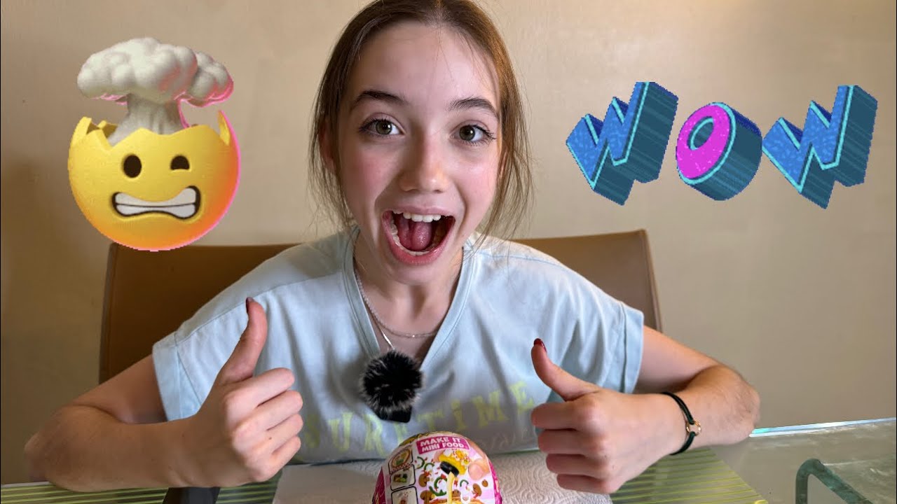 Milana Makes *More* Mini Food! MiniVerse Make It Mini Dinner Dessert 🧁 ...