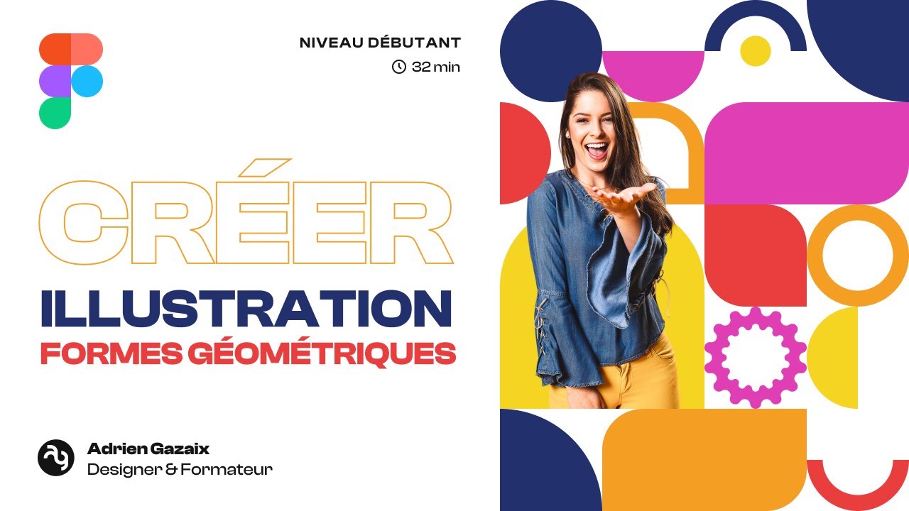 Créer et Animer une Illustration avec des formes géométriques sur Figma ...