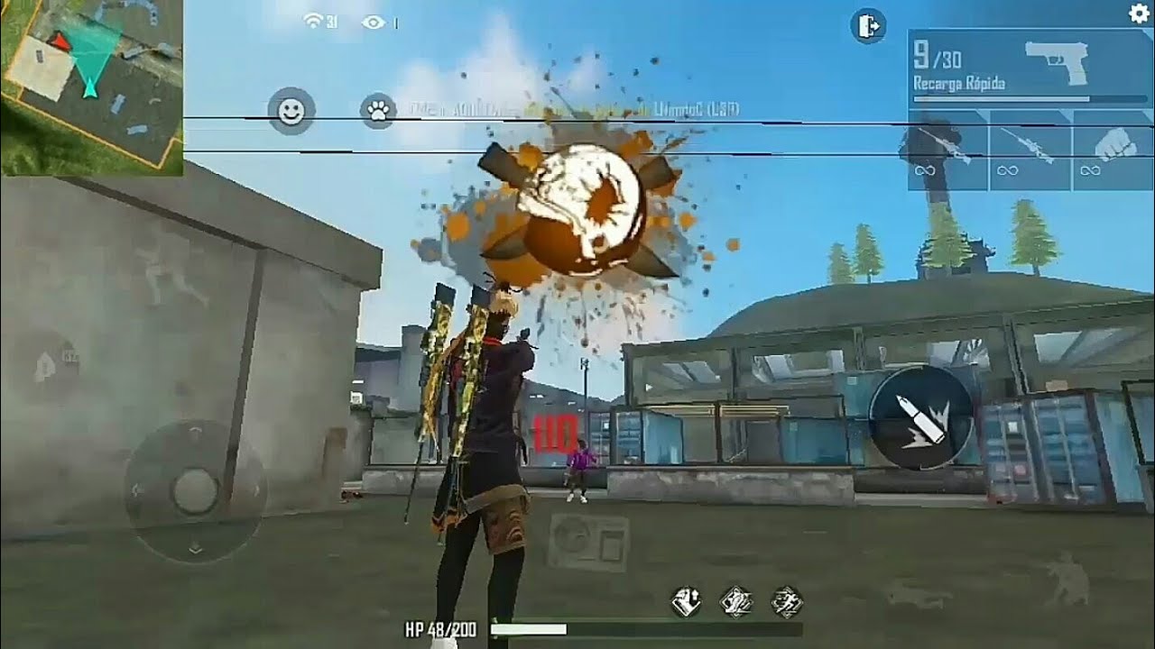 El mejor jugador con usp *free fire*xd - YouTube