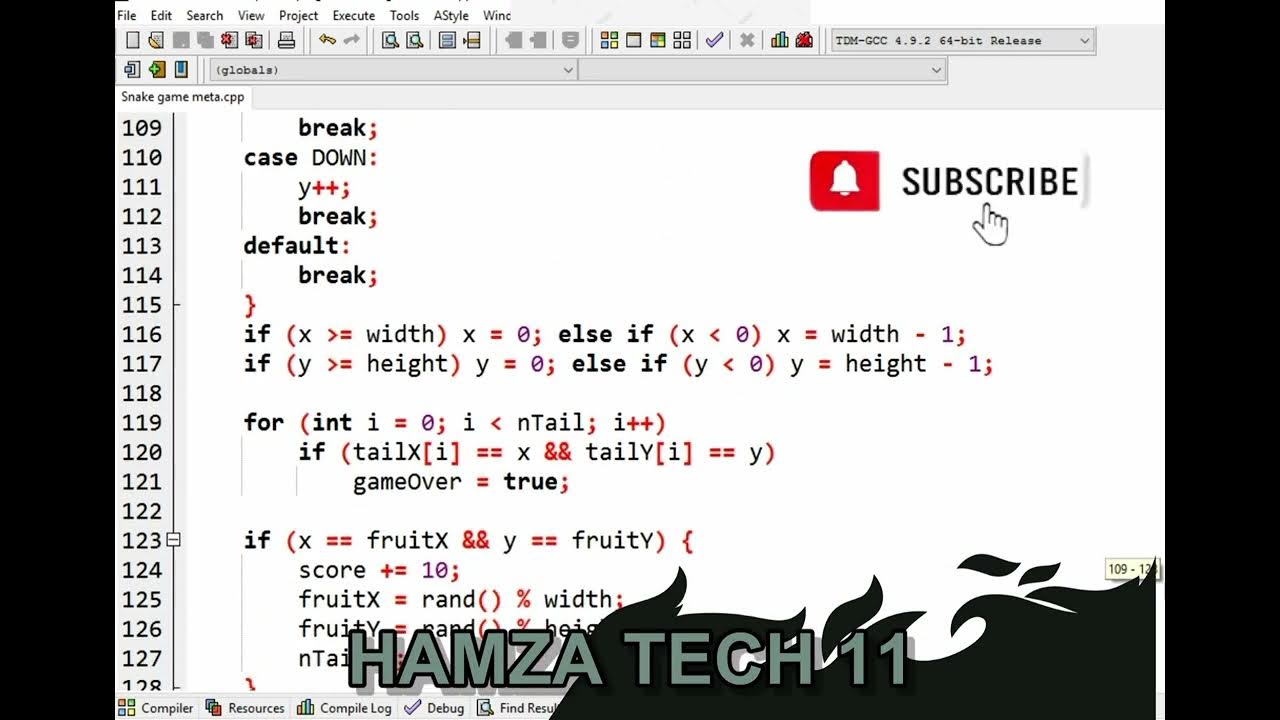 #how to make snake game in C++ programming|| #how snake game making ...