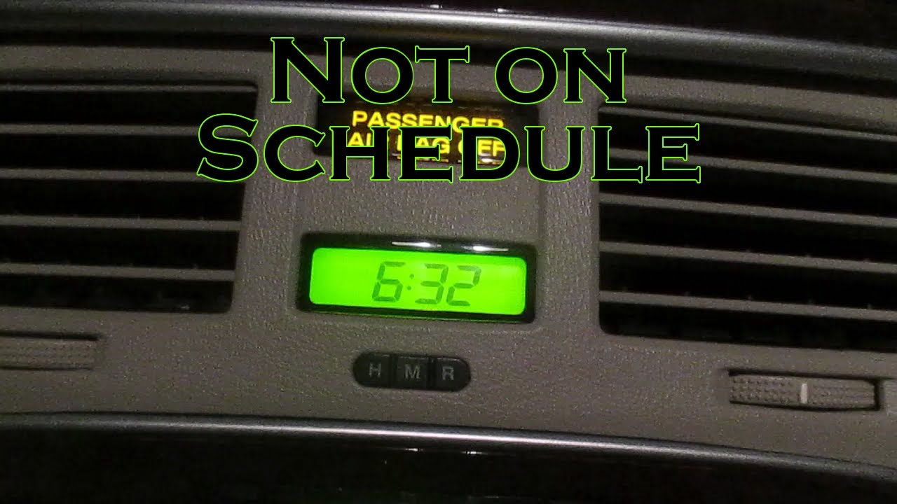 Not on Schedule (1/14/20) - YouTube