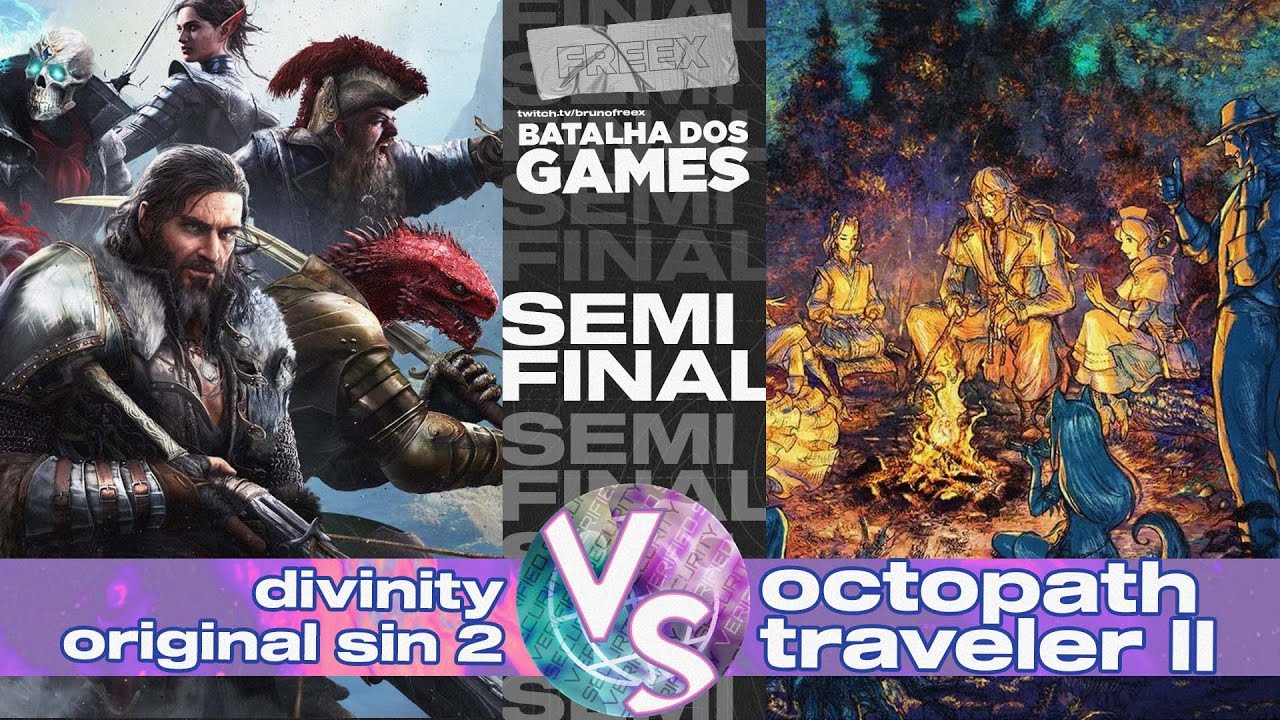 DIVINITY ORIGINAL SIN II VS OCTOPATH TRAVELER II (BATALHA DOS GAMES ...