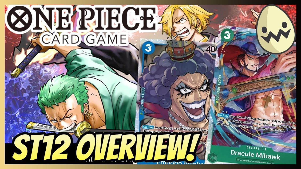 One Piece Card Game: Zoro & Sanji ST12 Overview! - YouTube