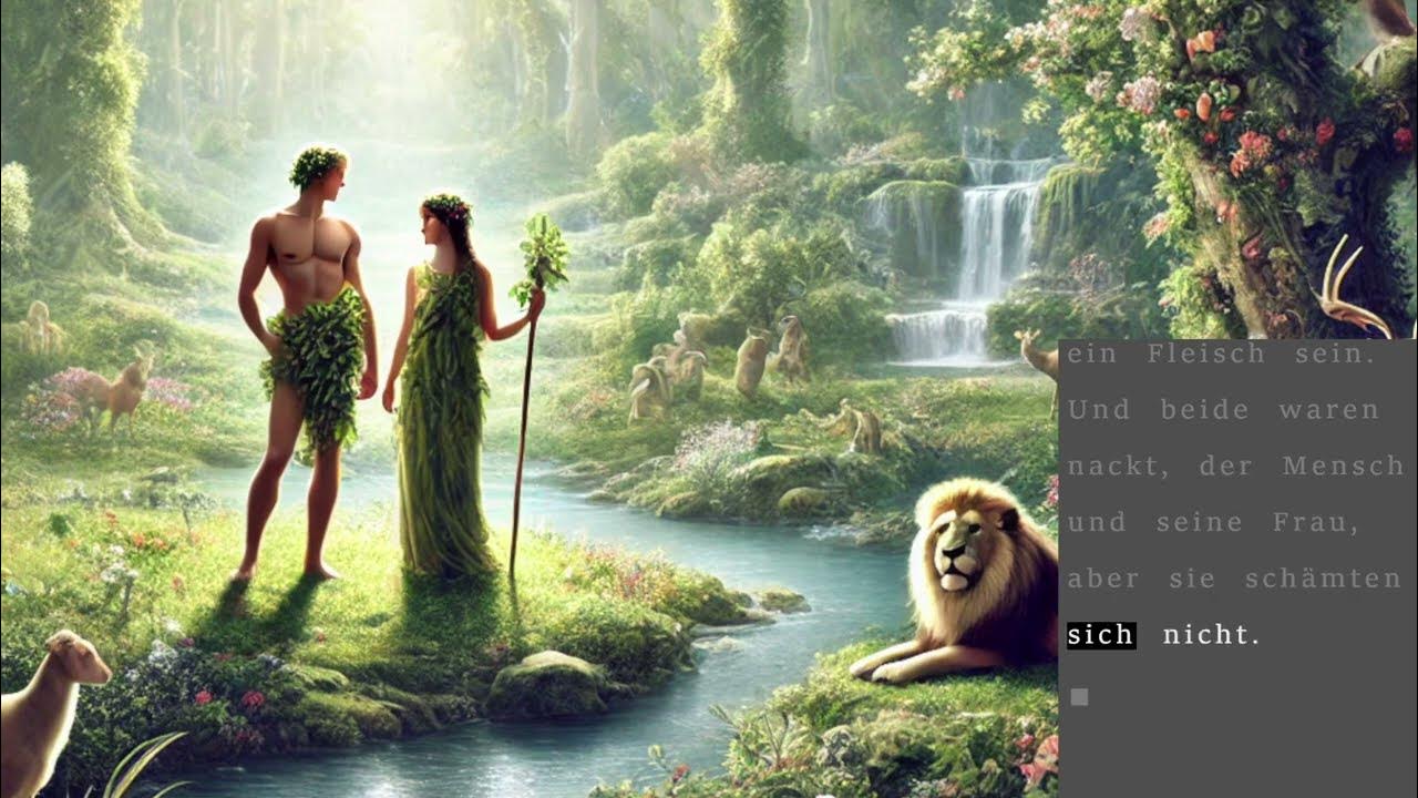 DE002 Die Heilige Bibel - Genesis 02 - Die Schöpfung von Adam und Eva ...
