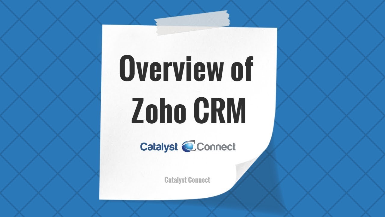 Overview of Zoho Settings - YouTube