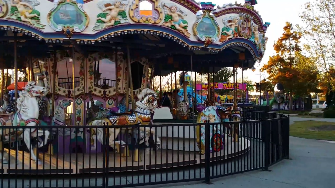 Carousel. BROADWAY AT THE BEACH. Myrtle Beach, South Carolina. - YouTube