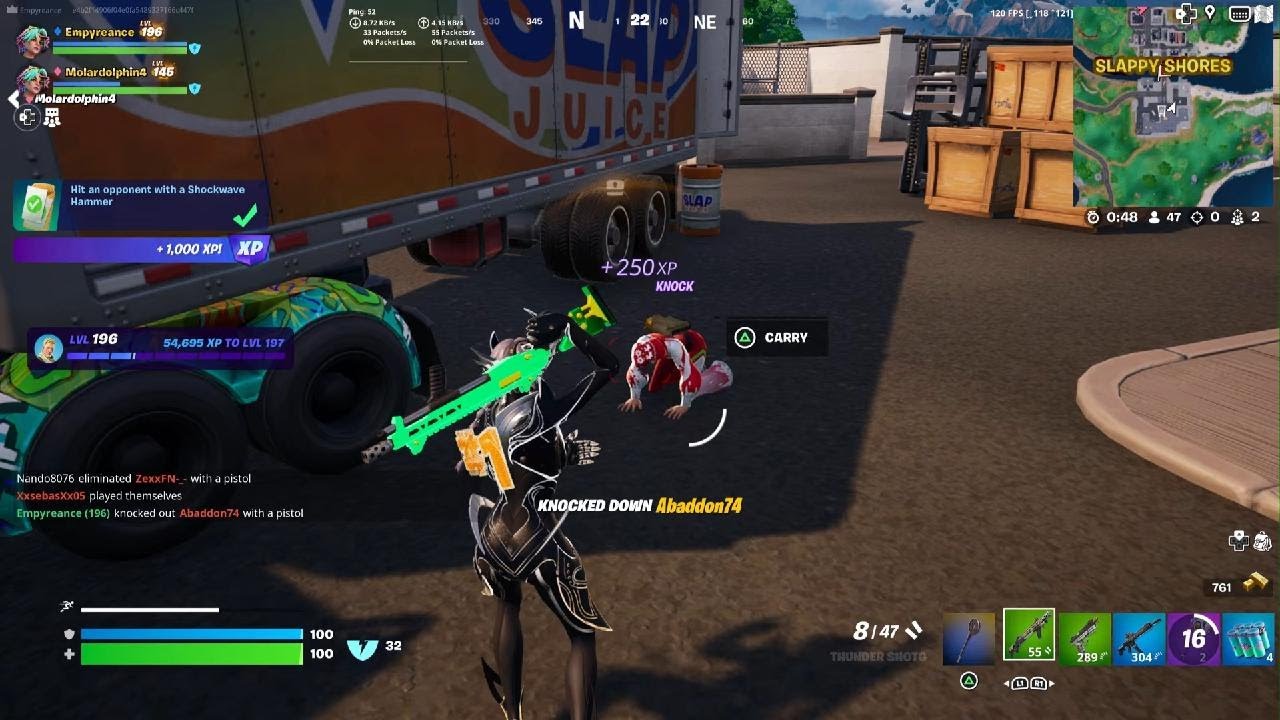 Fortnite i get a 2v1 win - YouTube