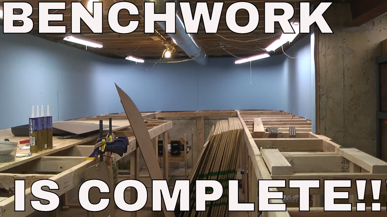 LAYOUT BENCH WORK COMPLETE - YouTube