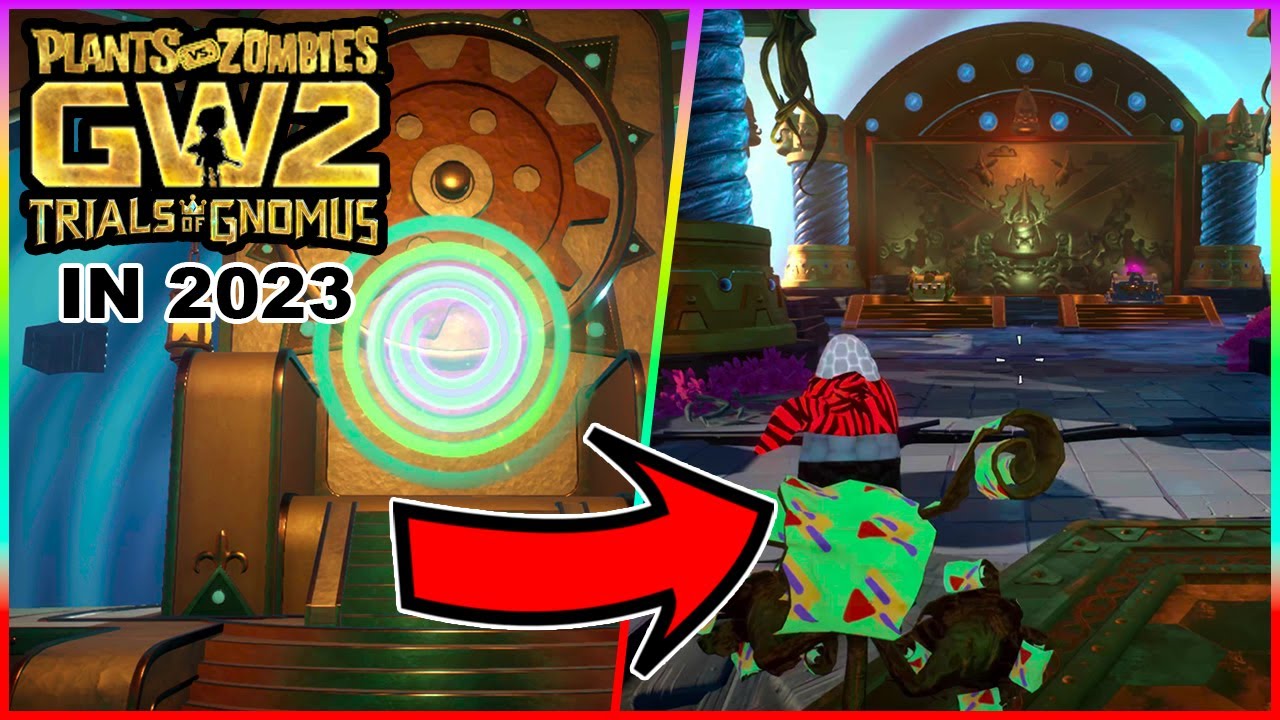 PvZ GW2 - Rainbow Gnome Boss & Unlocking Torchwood & Hover Goat 3000 in ...
