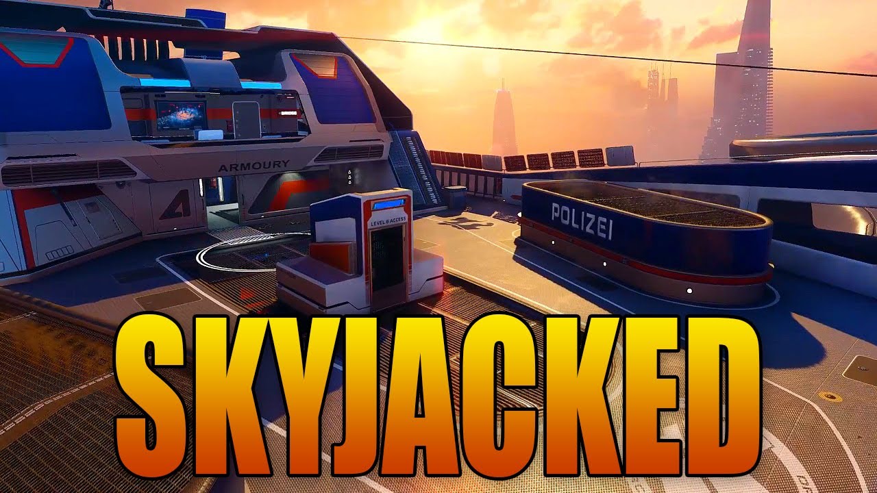 Black Ops 3 SKYJACKED GAMEPLAY! Official Gameplay Multiplayer Skyjacked ...