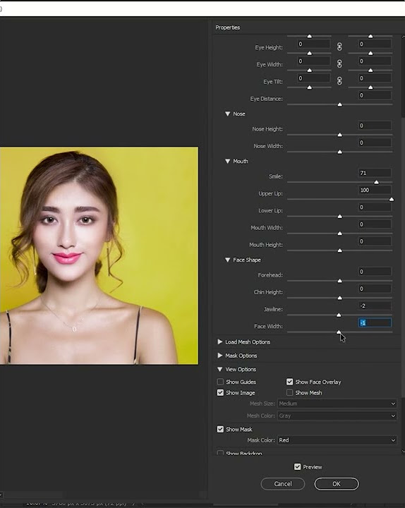 Change facial expression using Photoshop - YouTube