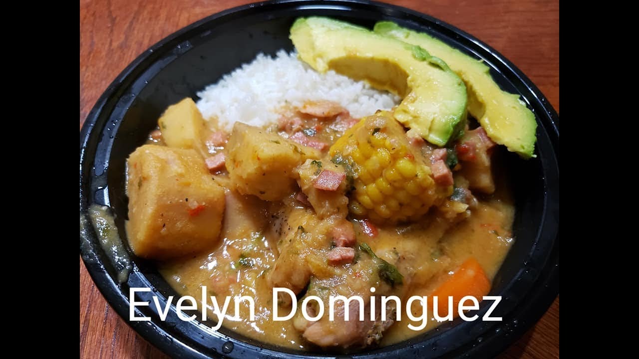 Como hacer un Sancocho De Pollo (Ajiaco ) - YouTube