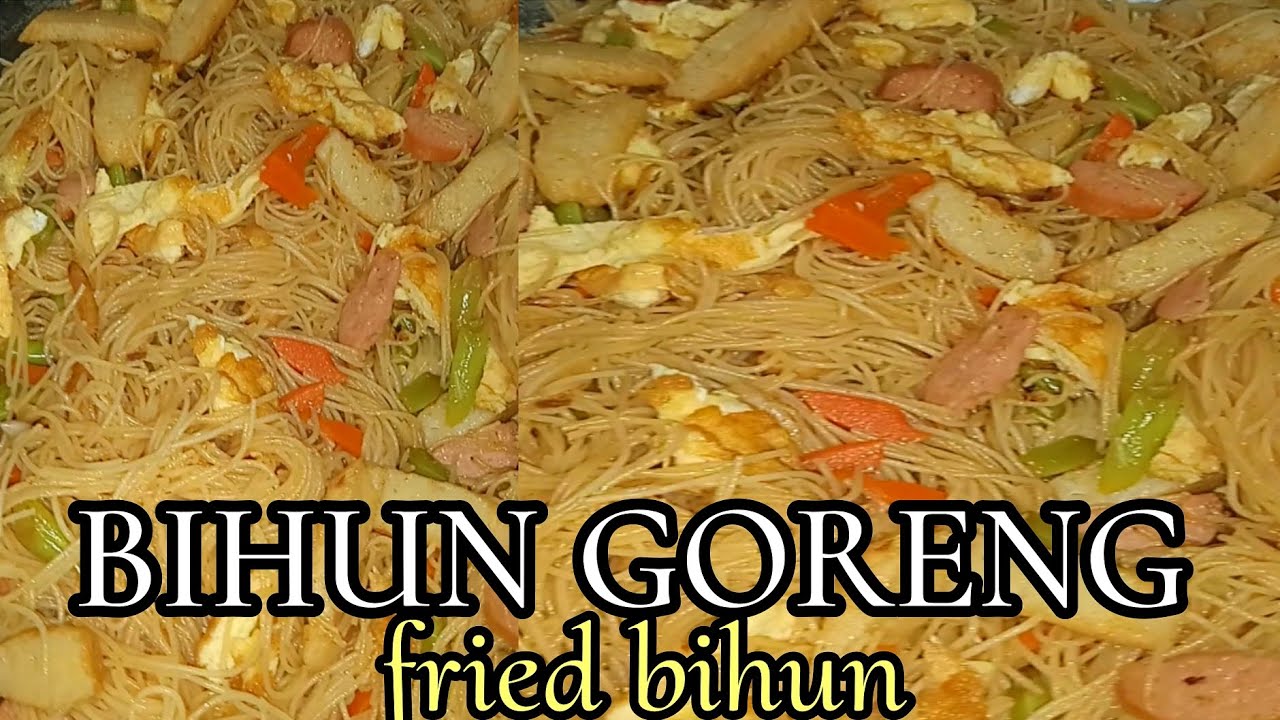BIHUN GORENG SEDAP | Cara masak bihun goreng simple - YouTube