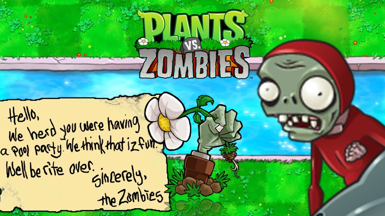 Letter | Level 3-10 (END OF POOL) // Plants vs Zombies - YouTube