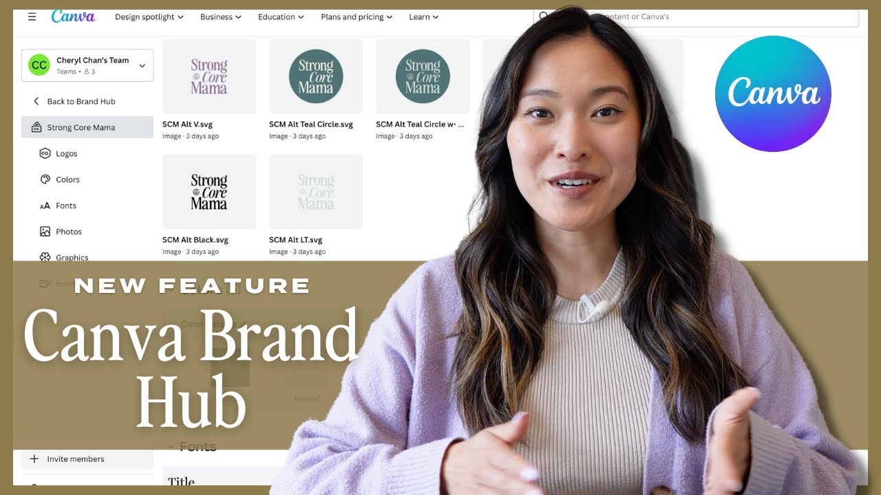 How to use Canva Brand Hub | Managing Brand Assets and create quick ...