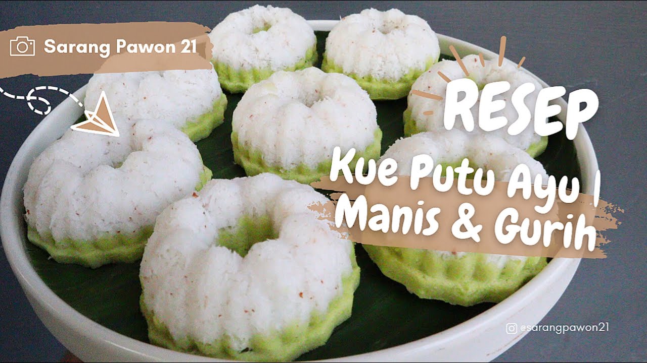 Kue Putu Ayu, Manis, Gurih, enak banget, Pasti Bikin Ketagihan, Ide ...