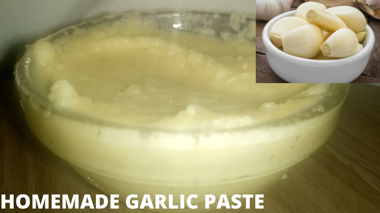 2 DIFFERENT WAYS TO MAKE GARLIC PASTE AT HOME/PEELING GARLIC LIKE A PRO ...