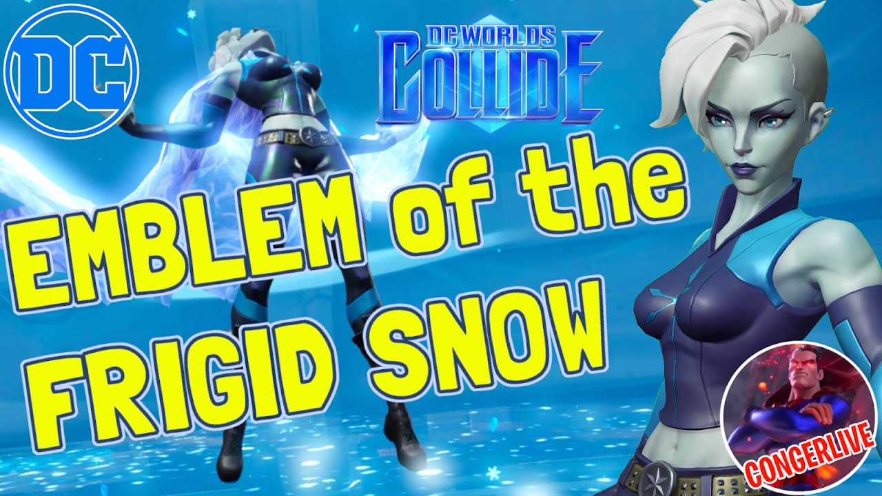 KILLER FROST EMBLEM of the FRIGID SNOW DC WORLDS COLLIDE - YouTube