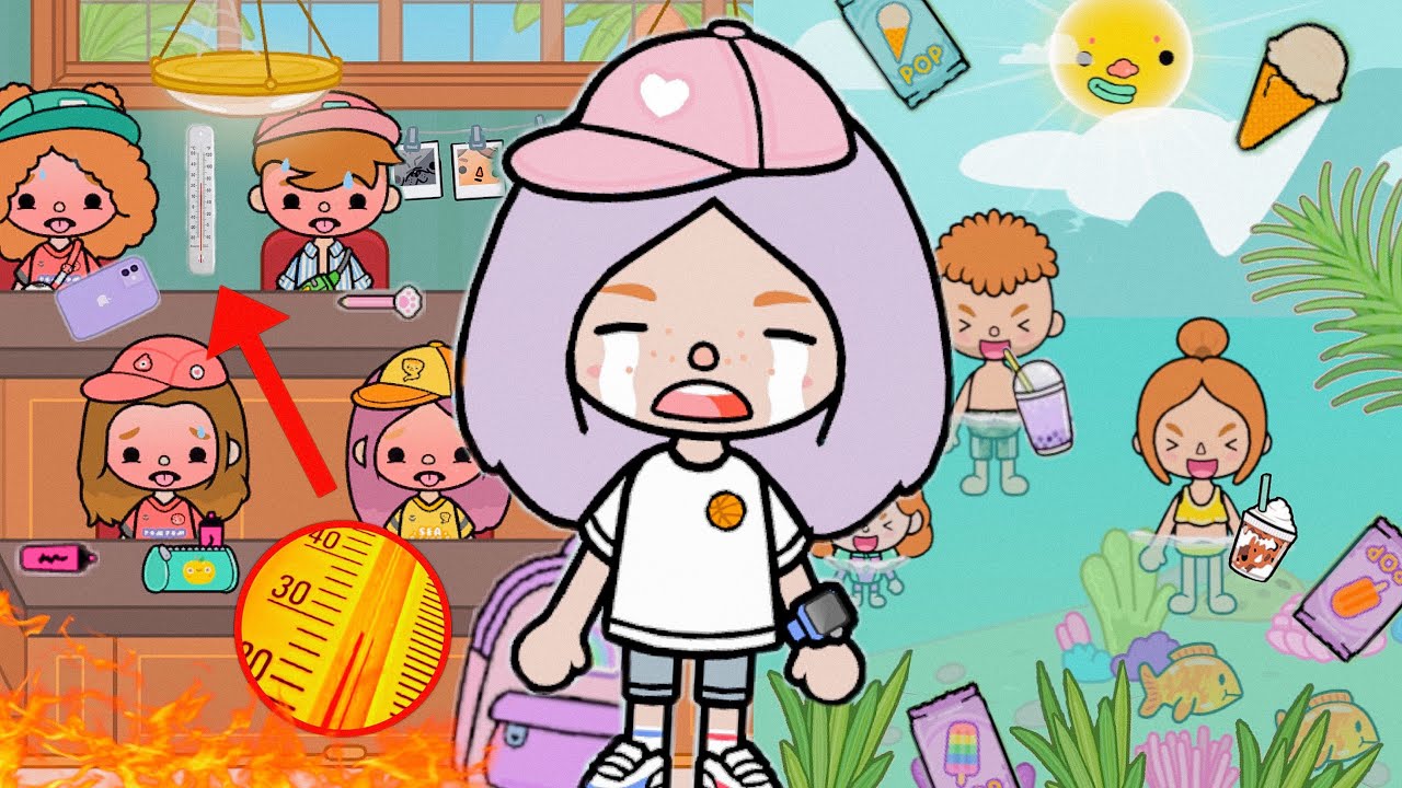 ЕСЛИ БЫ ШКОЛА БЫЛА ЛЕТОМ ТОКА БОКА !! // Скетч тока бока - YouTube