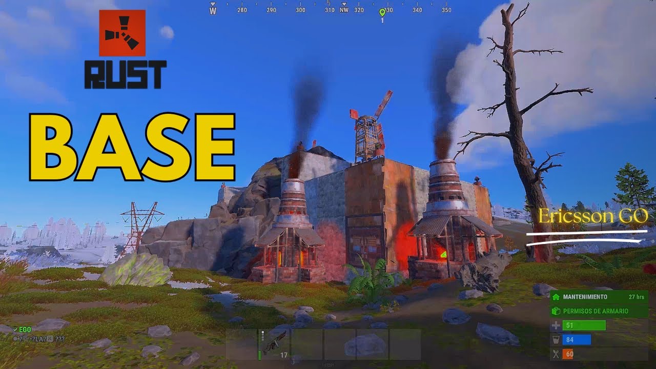 RUST SOLO #3 ⚰️🧟‍♀️MI BASE ☣️ 🏆 PRIMERA VEZ Sin EXPERIENCIA 🏆 GAMEPLAY EN ESPAÑOL - YouTube