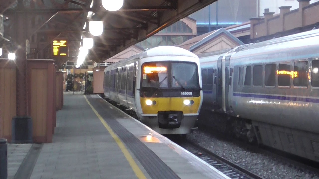 Chiltern Railways Class 165008 Departure Birmingham Moor Street for ...