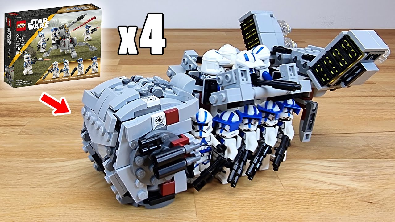 Lego 501st Legion Air Marauder Dropship | Alternative 75345 Build - YouTube