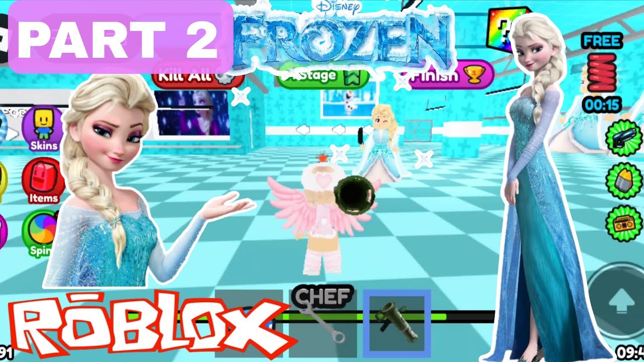 ROBLOX Elsa prison run #2 💔😭💕💕 #gameplay #roblox #frozen #prisonrun # ...