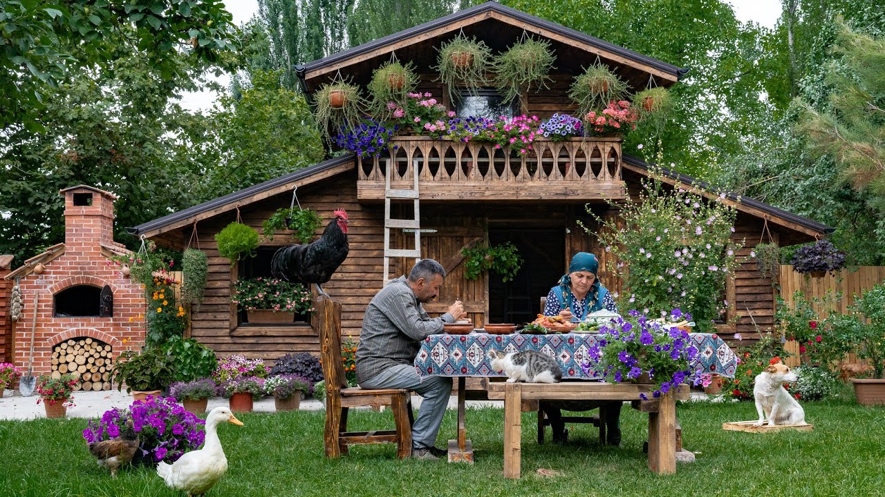 Turkish Style Village Lunch: Cooking Adventure 🇹🇷🍽️ - YouTube