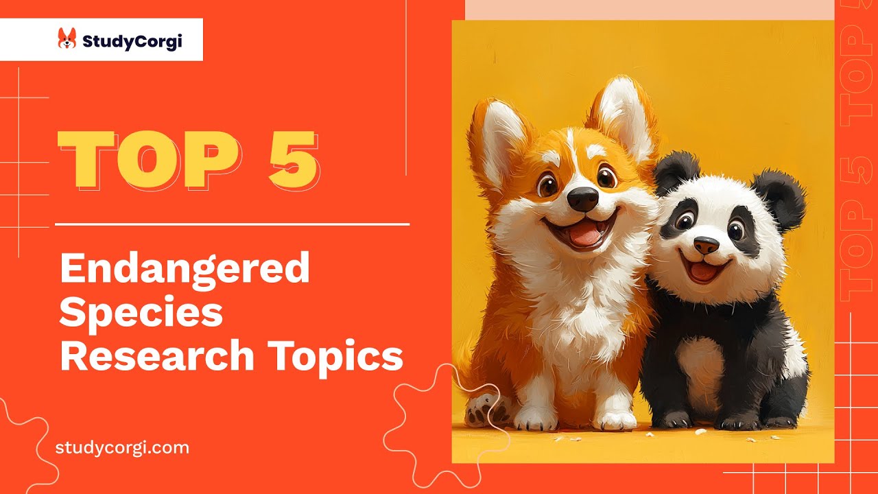TOP-5 Endangered Species Research Topics - YouTube