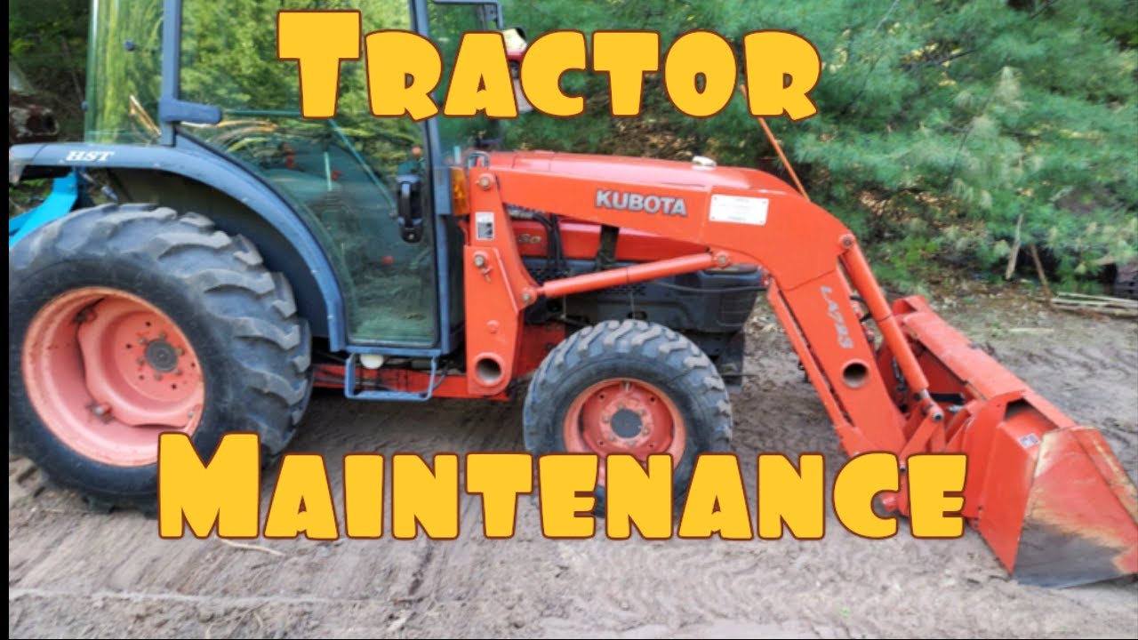 Tractor Maintenance (DIY oil change) - YouTube