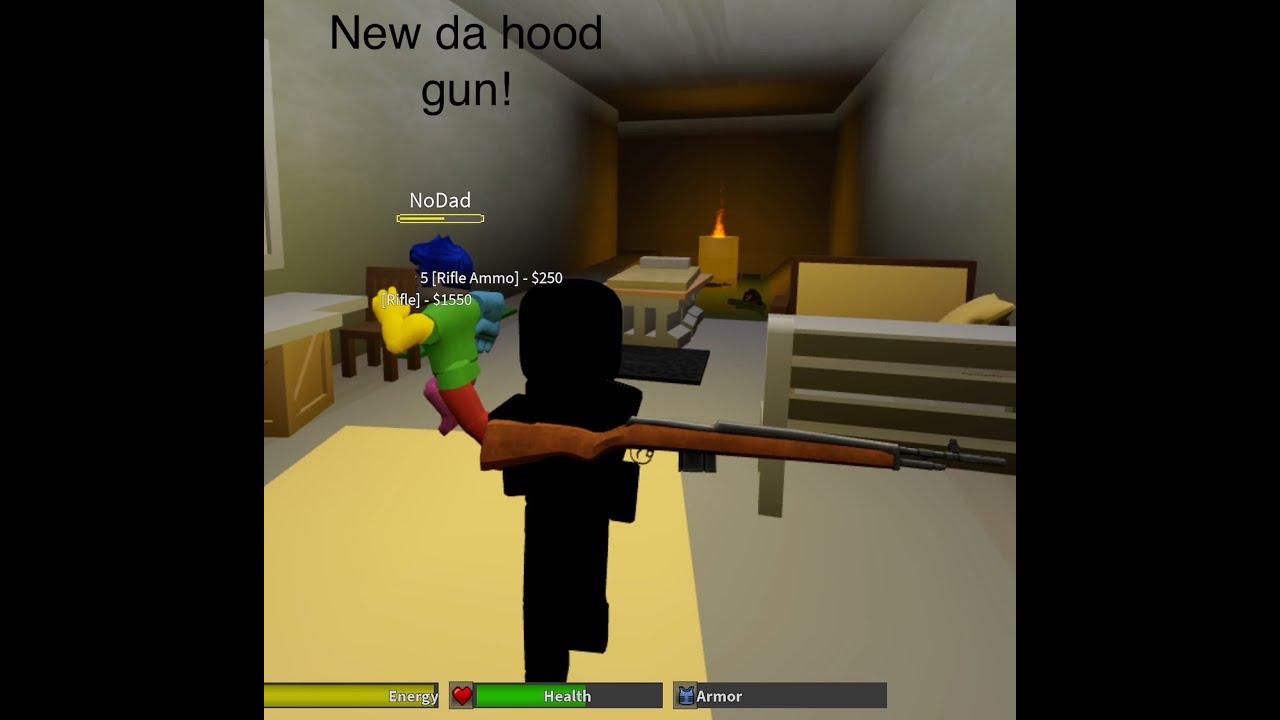 New gun in da hood! (Rifle) - YouTube