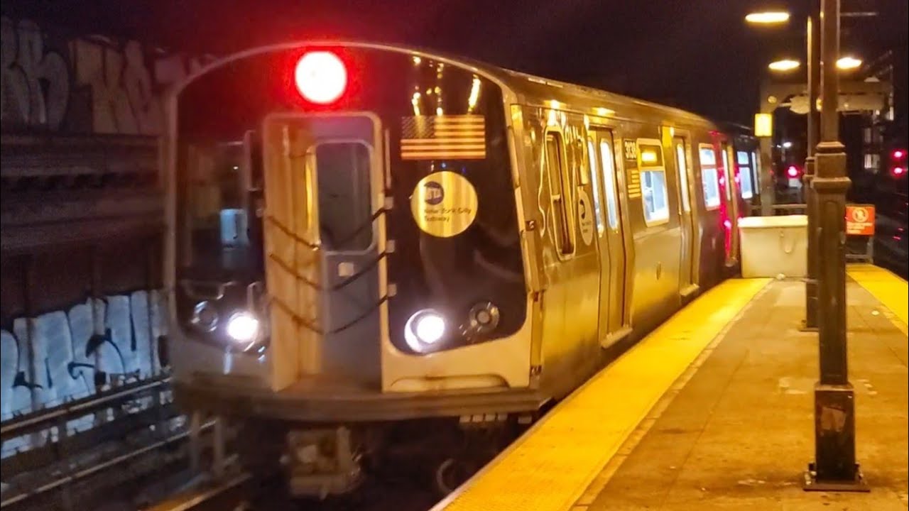 R179 J Train Arriving at Myrtle Ave. - YouTube