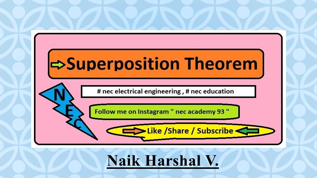 Superposition Theorem # Linear / Bilateral Network - YouTube