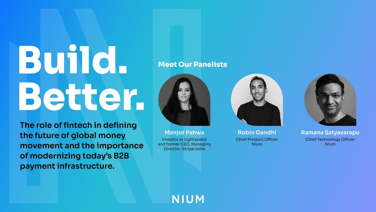 Nium's "Build. Better." Roadshow (Full Event) - YouTube