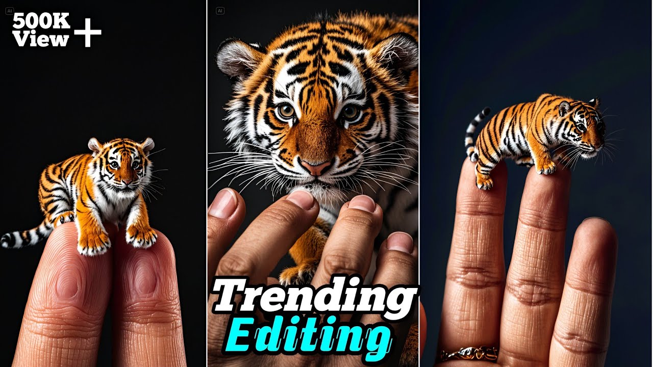 How To Make Kids Animal Photo | Baby Animal Ai Video Editing Small ...